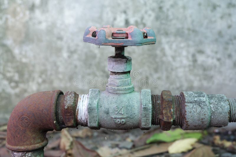 Old Decayed Valve stock photo. Image of wall, decayed - 96455396