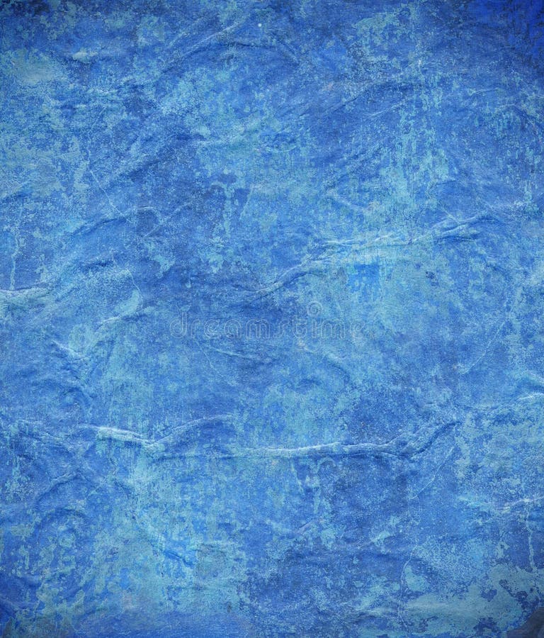 Vintage Old Blue Paper Texture with Patterns Stock Illustration ...