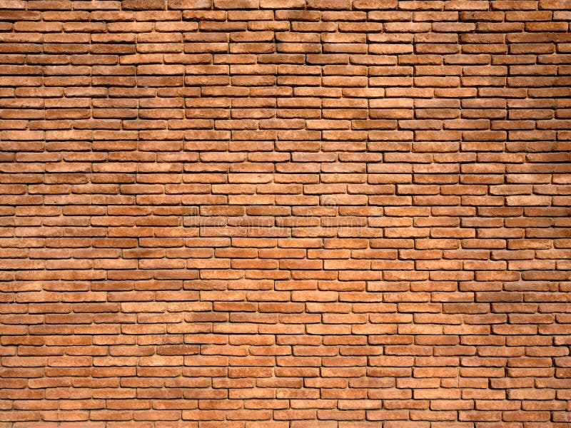 Old Decorative Wall Made of Red Bricks Stock Photo - Image of grunge ...