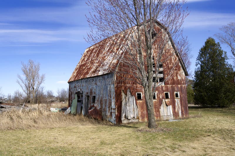 Decrepit Barn stock photo. Image of county, barn, country - 49675662