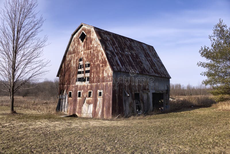Decrepit Barn stock photo. Image of county, barn, country - 49675662