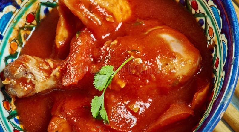 Old Delhi Style Butter Chicken Stock Photo - Image of chutney, tikka ...