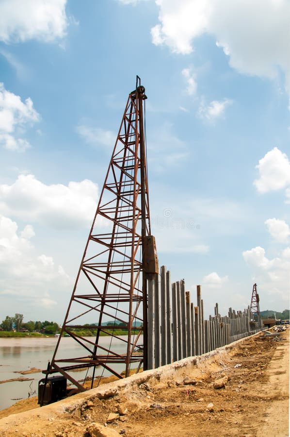 The Old derrick stock photo. Image of resource, antique - 26949236