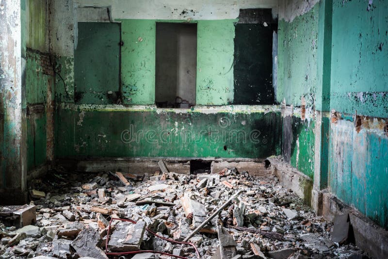 Old destroyed factory stock photo. Image of destroyed - 63828832