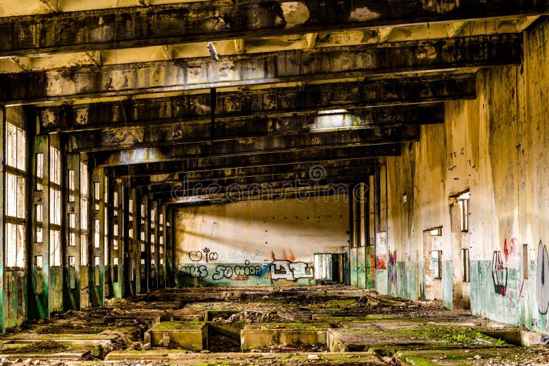 Destroyed factory stock image. Image of room, destroyednrussia - 61246381