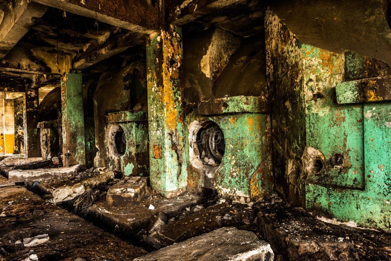 Old destroyed factory stock photo. Image of broken, earthquake - 63828914