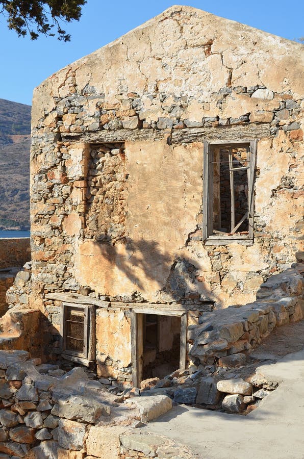 Old destroyed house stock photo. Image of stone, people - 77738000