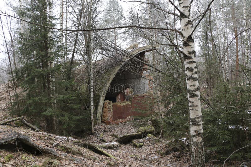 The Old Destroyed Military Base of Missile Forces after the Explosions ...