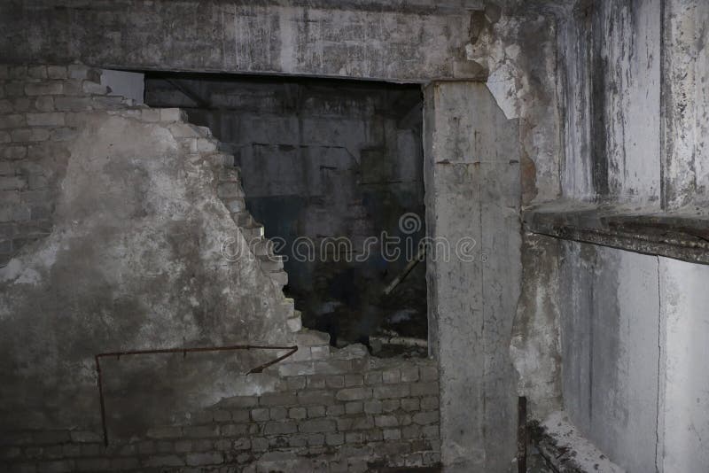 The Old Destroyed Military Base of Missile Forces after the Explosions ...