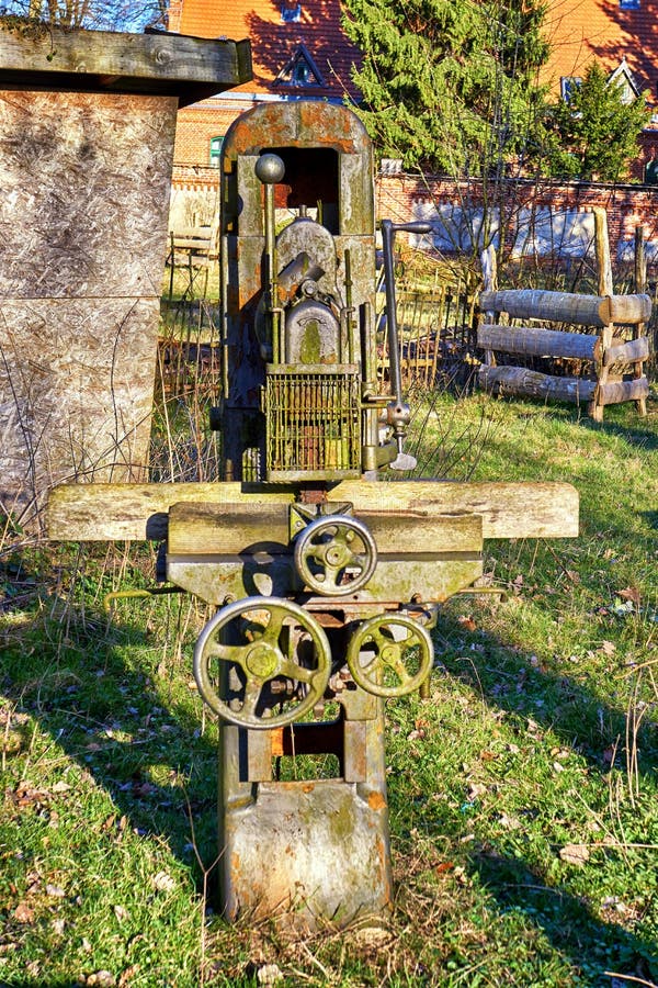 This Old Device is an Artifact from the Machine Age Stock Image - Image ...