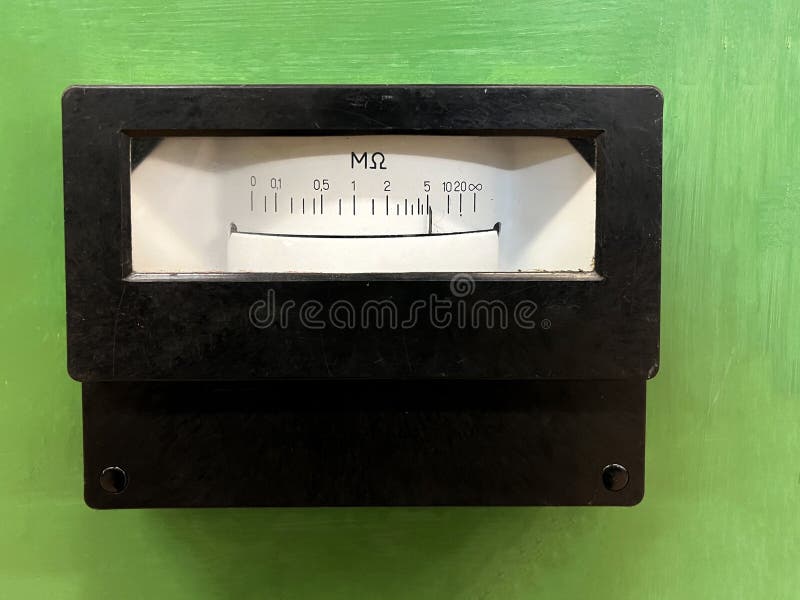 The Old Device is a Megaohmmeter for Measuring DC Insulation Resistance ...