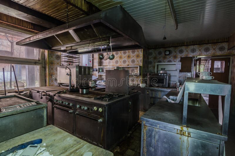 Lost Places Abandoned Hotel Kitchen Stock Photos - Free & Royalty-Free ...