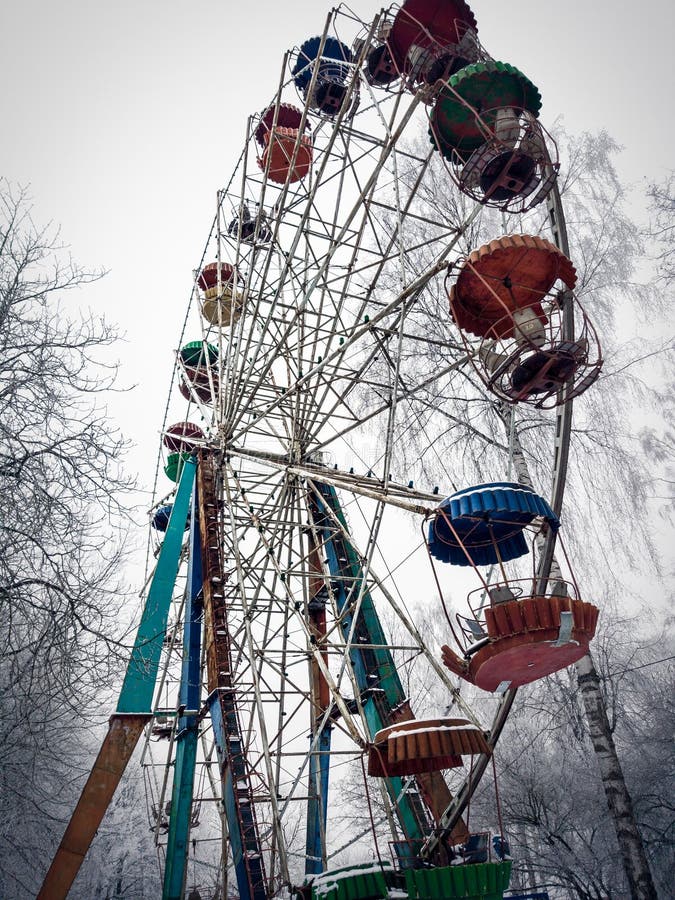 Old devils wheel stock image. Image of soviet, nostalgia - 110644819