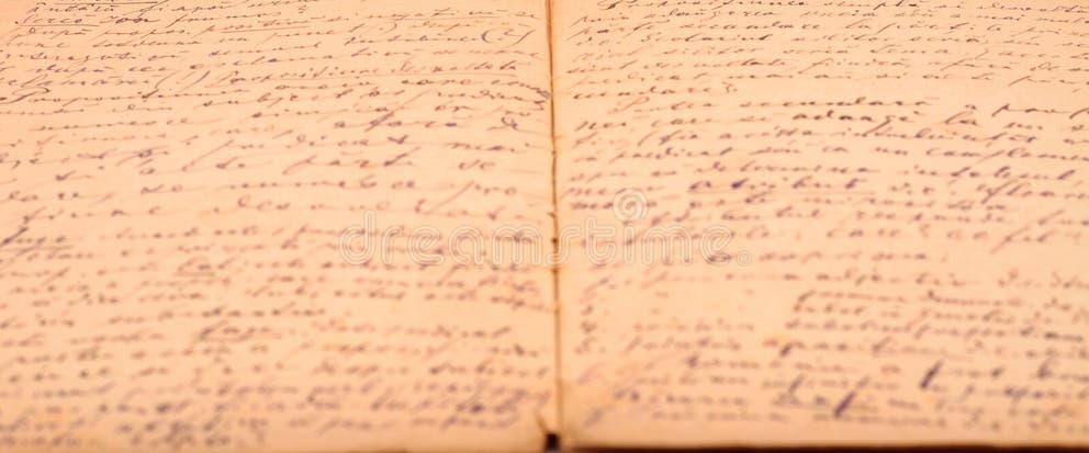 Old diary handwritten stock photo. Image of texture, written - 16513318