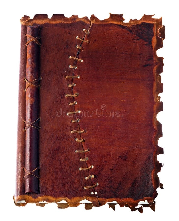 Old Diary with Leather Binding Stock Image - Image of records, agenda ...
