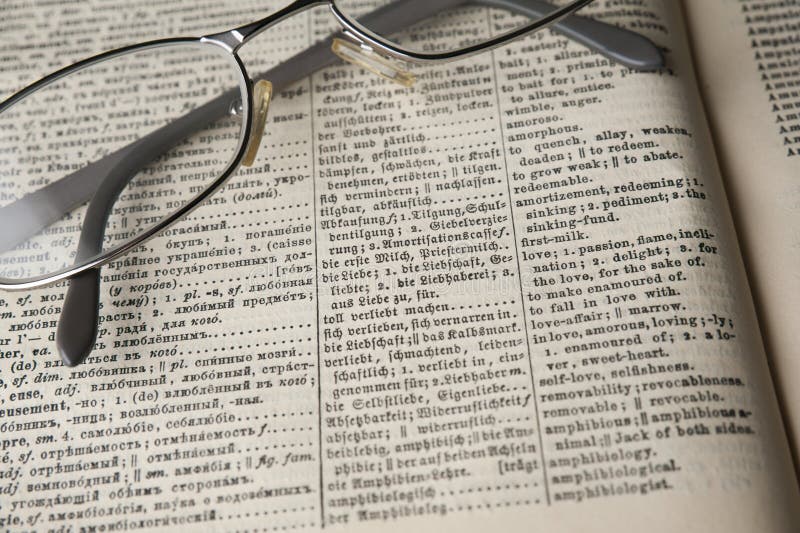 Old dictionary stock photo. Image of foreign, word, dictionary - 20282090