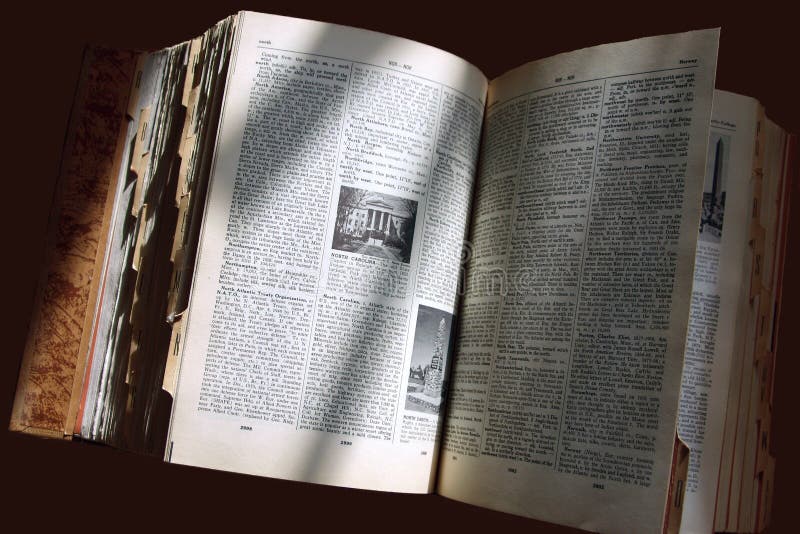 Old dictionary stock image. Image of write, school, word - 419683