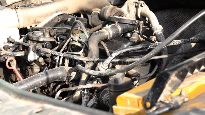 Diesel Engine Pistons stock video. Video of truck, serbia - 280770379