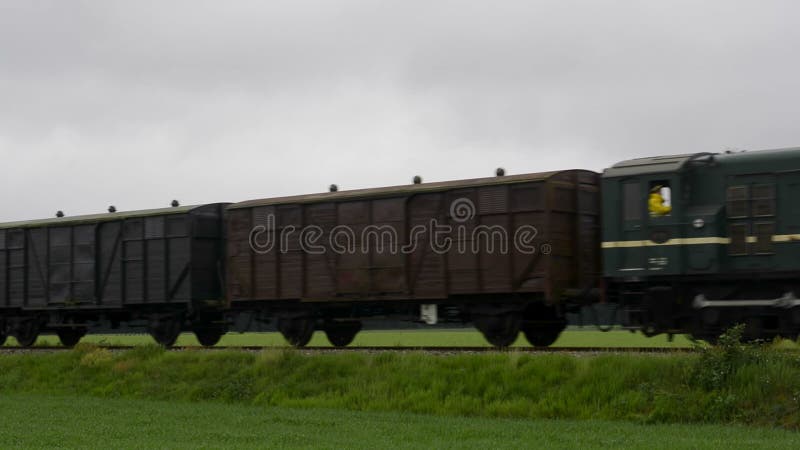 Old Diesel Freight Train stock video. Video of freight - 41214759