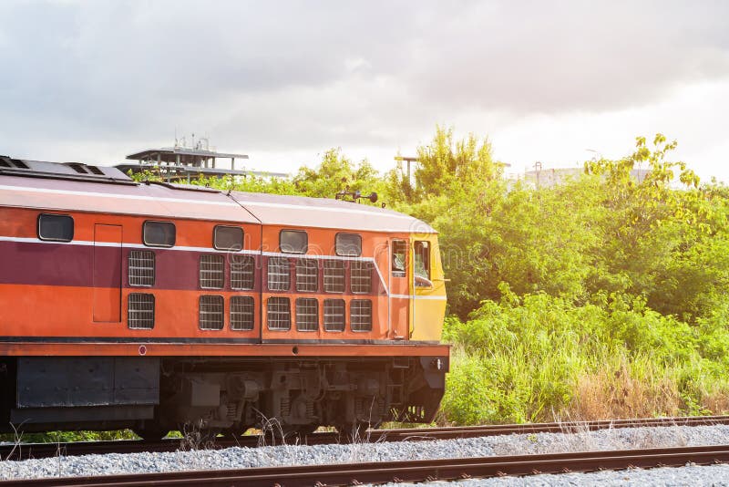 Old Diesel Rail Car of the Local Train Editorial Photography - Image of ...