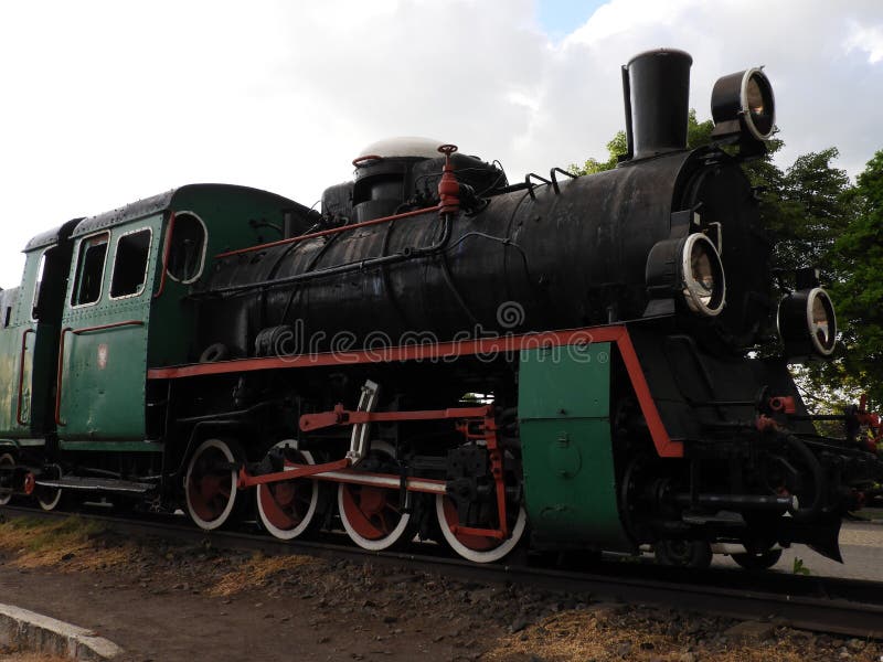 The old diesel train. editorial stock photo. Image of train - 98234573