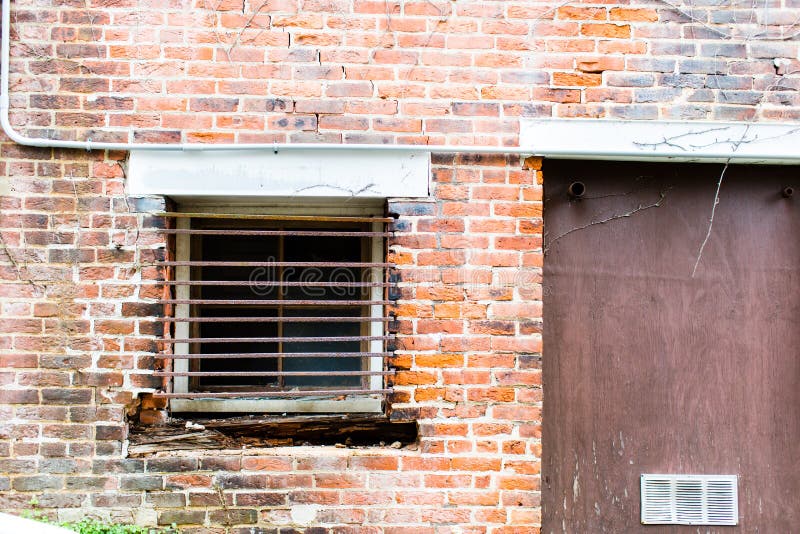 Old Dilapidated Brick Building Stock Photo - Image of rotted, city ...