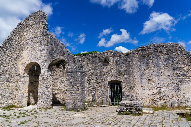 Old, Dilapidated and Crumbling Stone Walls in Hidden Places Stock Image ...