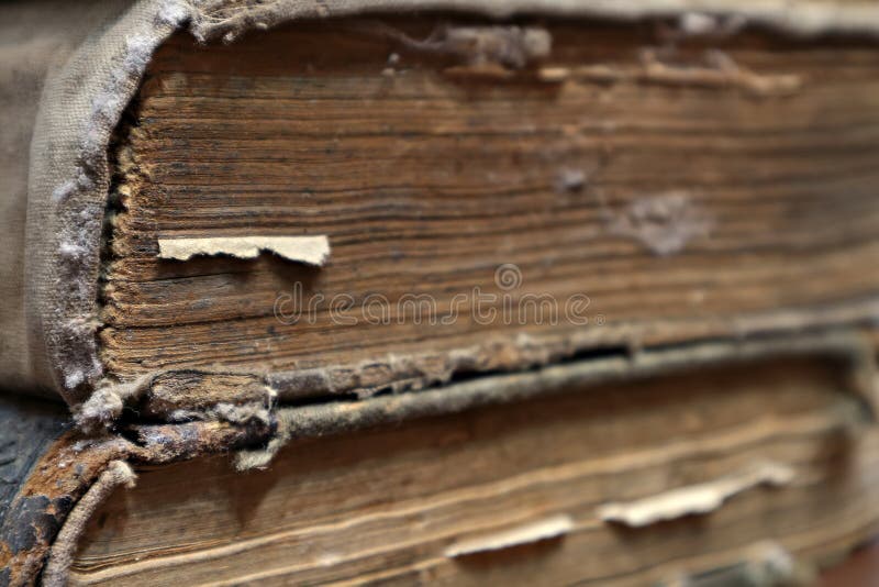 Old Book. Sheets of an Old Book. Macro Stock Photo - Image of ...