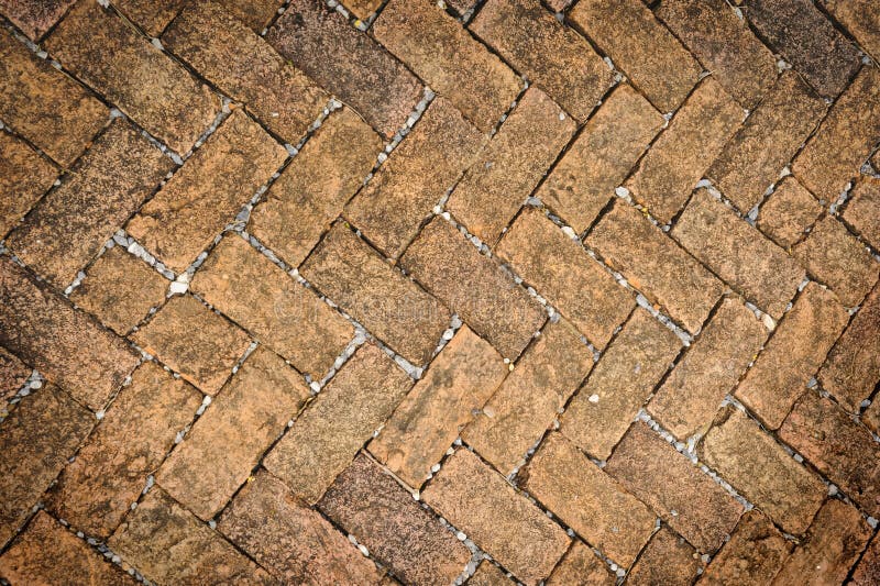 Old Dirty Brick Stone Floor Texture. Stock Photo - Image of decorated ...