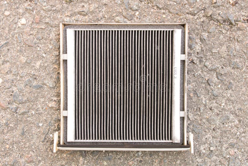 Old Dirty Car Air Filter. Close Up. Stock Image - Image of automotive ...