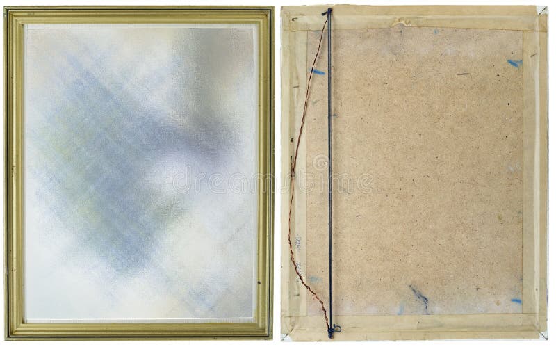 Old Dirty Frame for a Picture Stock Image - Image of surface, rusty ...