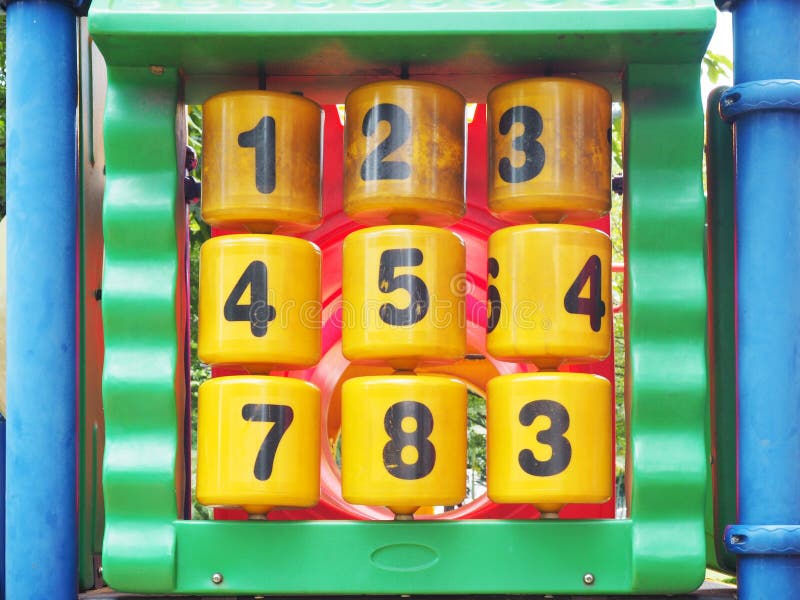 Plastic Number Pieces stock photo. Image of white, numbers - 7670788