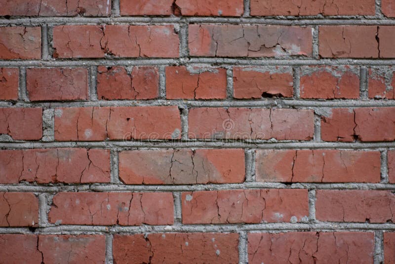 Old dirty red brick wall stock photo. Image of urban - 191794516