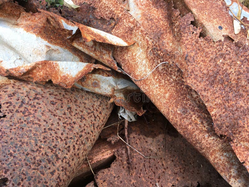 Rusty metal junk stock photo. Image of messy, pieces, waste - 4224714