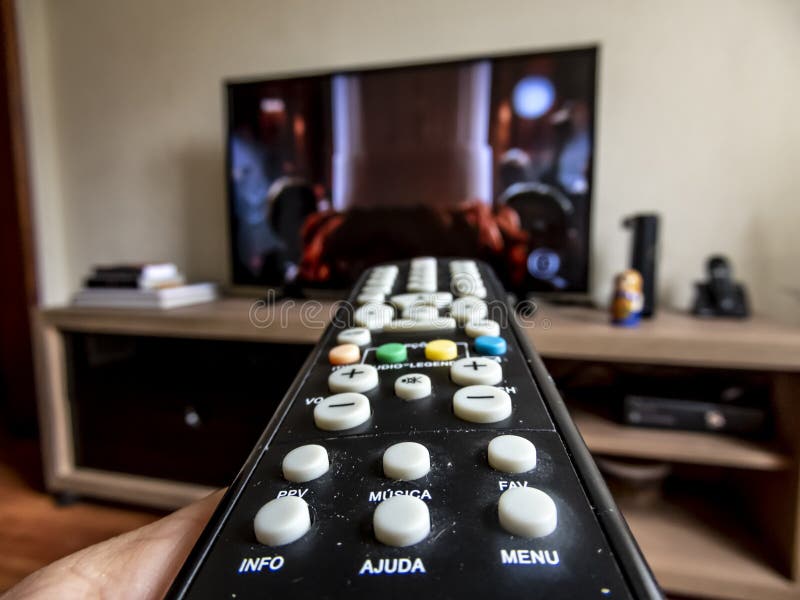 Old and Dirty Tv Remote Control Stock Image - Image of movie, leisure ...