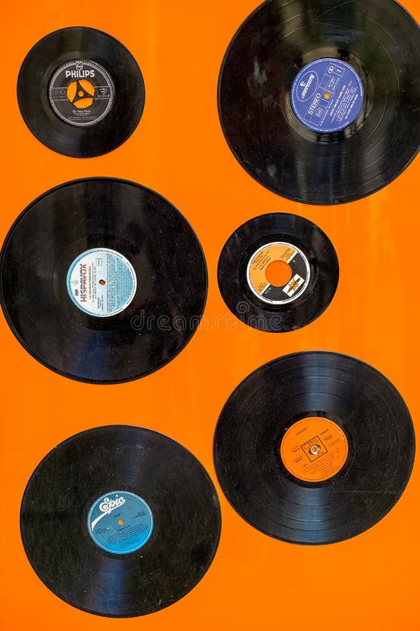 Old dirty vinyl album. stock image. Image of ground, concept - 5538417