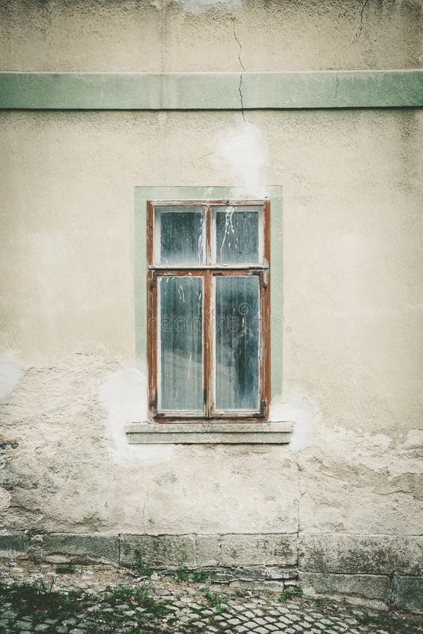 Old dirty window stock image. Image of retro, residential - 72483877
