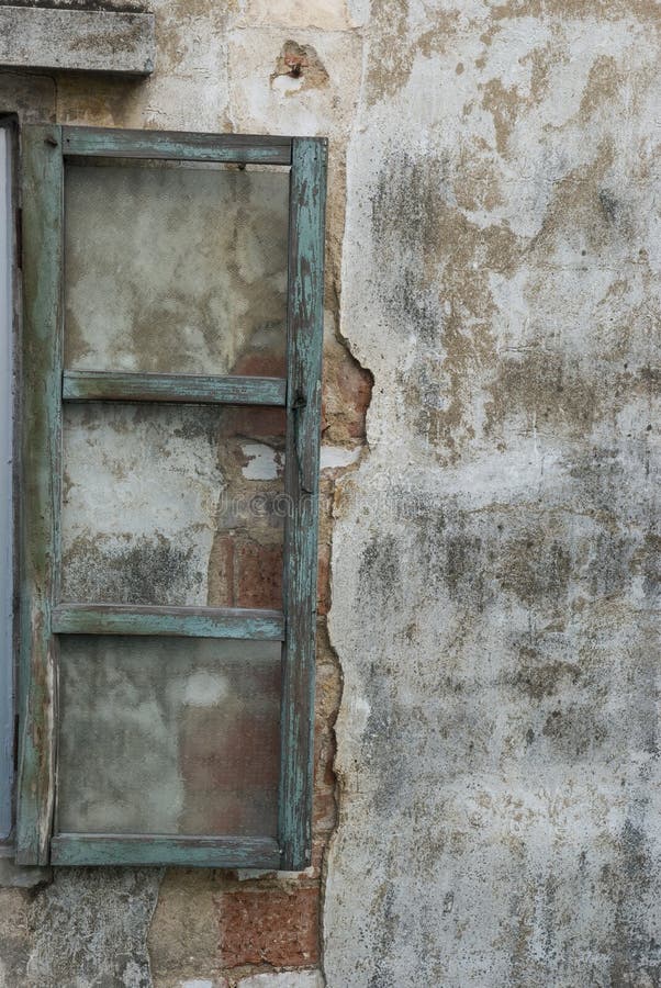 Old dirty window stock image. Image of exterior, broken - 30291139