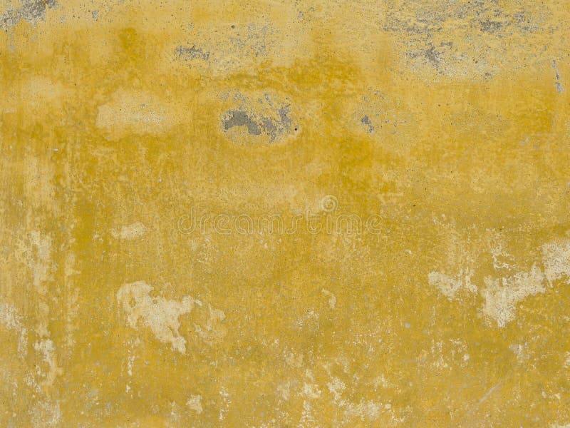 Old Dirty Yellow Textured Wall Background Stock Photo - Image of ...