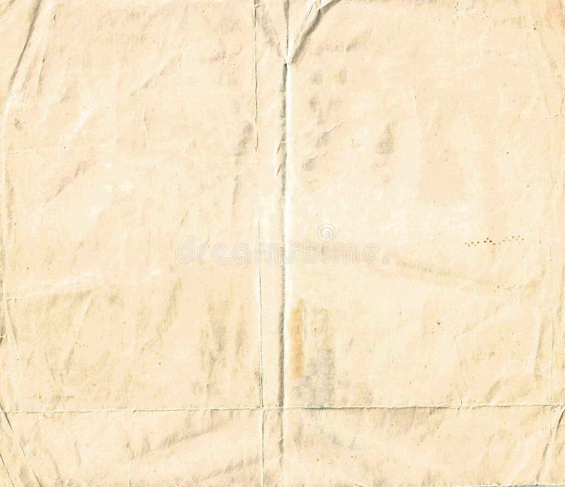 Old Dirty Yellow Vintage Sheet of Paper Stock Image - Image of damaged ...