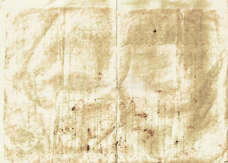 Old Dirty Yellow Vintage Sheet of Paper Stock Image - Image of ...