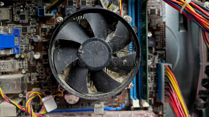 Old Disassembled System Unit that Has Not Been Used for a Long Time ...