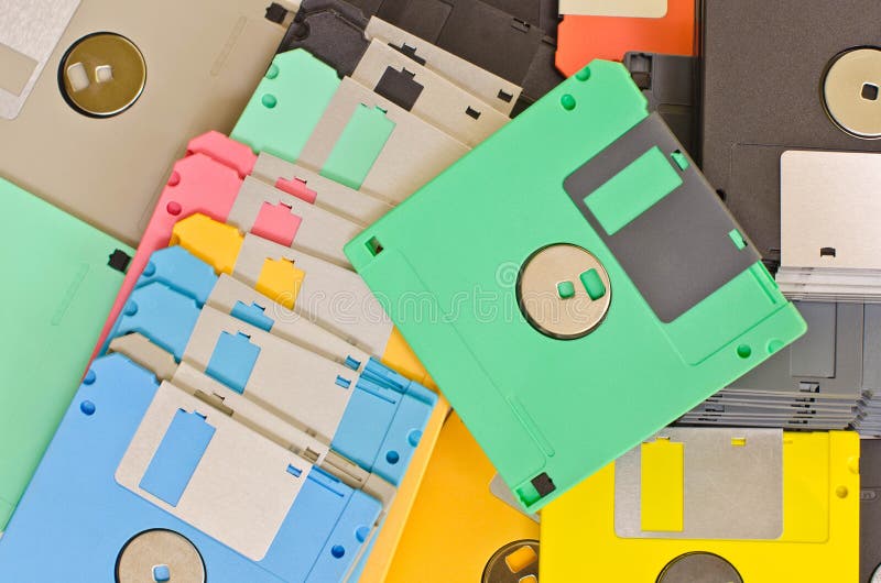 Pile of floppy discs stock image. Image of discs, white - 12029811