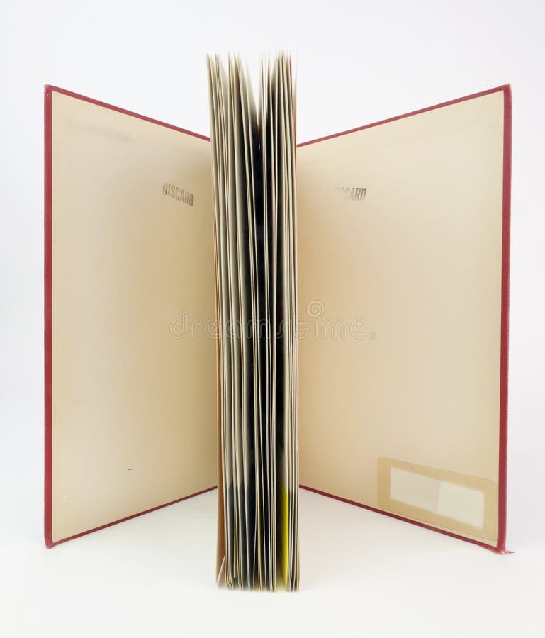 Old Discarded School Library Book Stock Image - Image of aged ...