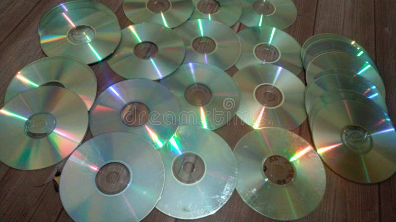 Old Discs that Were Used in the Nineties To Save Music and Video Clips ...