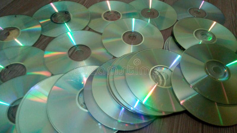 Old Discs that Were Used in the Nineties To Save Music and Video Clips ...