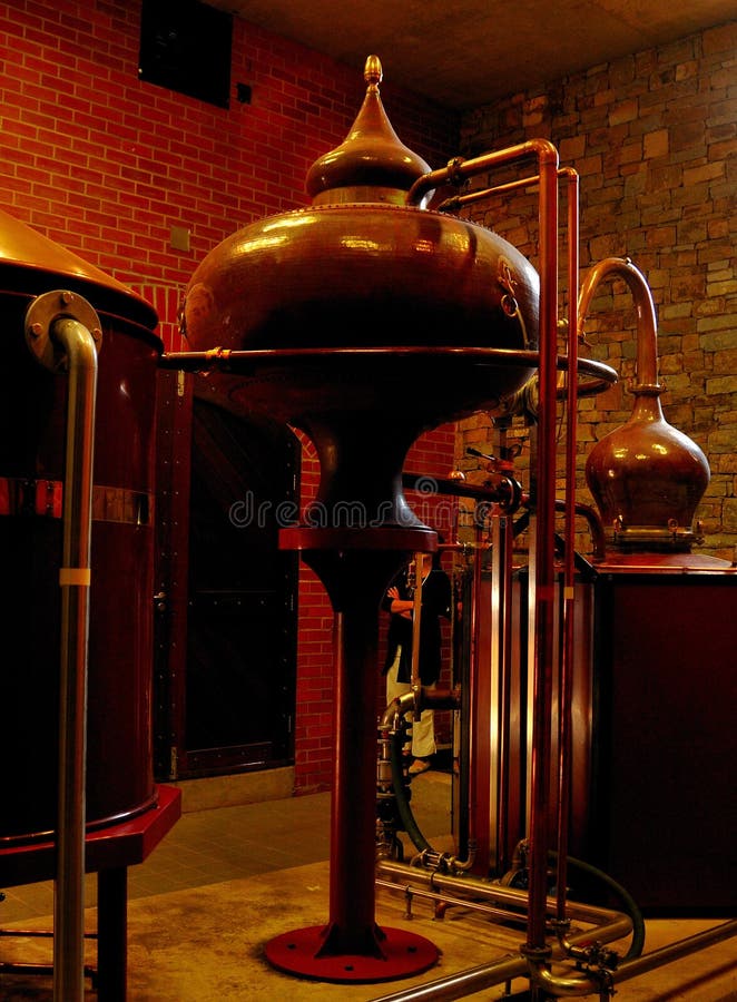 An Antique Distiller Still Feeling Proud Stock Image - Image of spirit ...