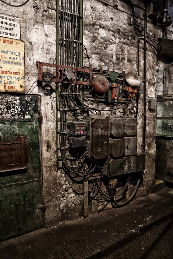 Old distribution board stock photo. Image of horn, dirty - 63194692