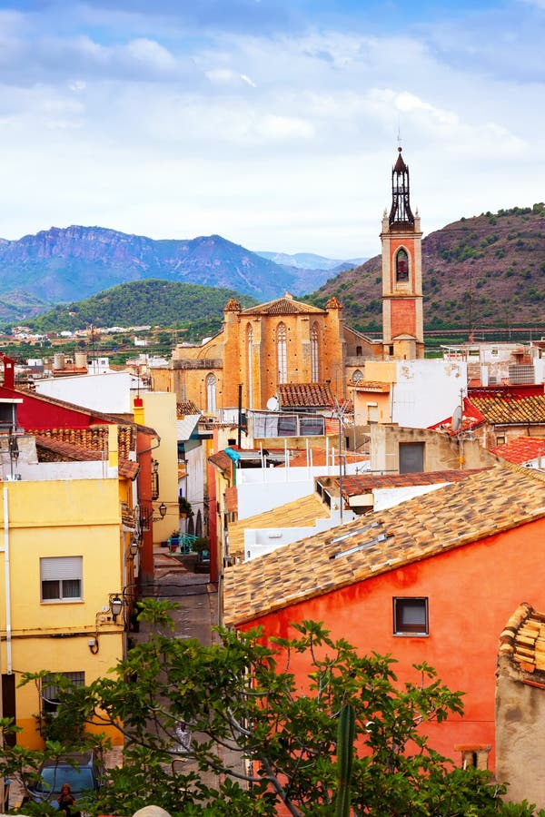 Old district of Sagunto stock photo. Image of architecture - 34491628
