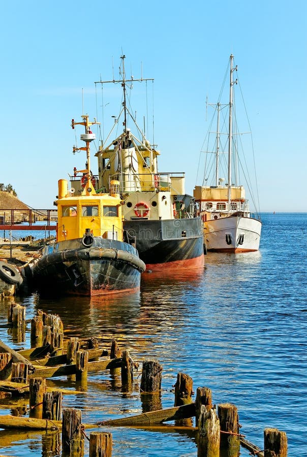 Old dock. stock image. Image of tallow, monument, boat - 27483825